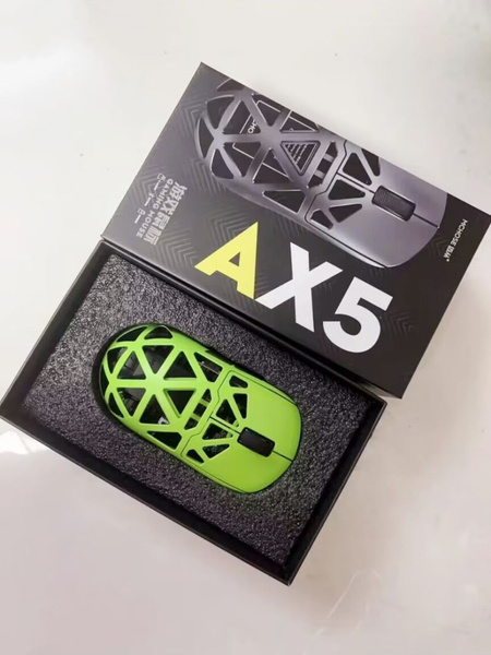 Игровая мышь беспроводная MCHOSE беспроводная AX5 PRO MAX , салатовый ...