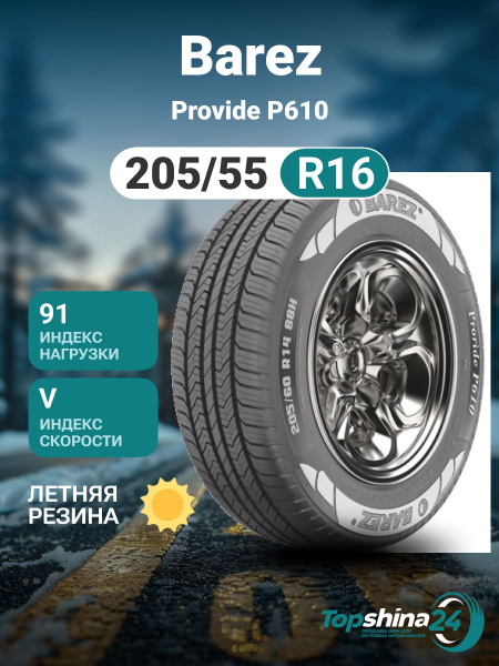 BAREZ Provide P610 Шины летние 205/55 R16 91V X488079955 (1878345160)
