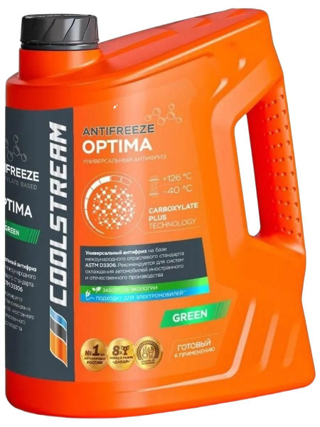 Антифриз CoolStream Optima зеленый 5KG купить на OZON по низкой цене (1873315471)
