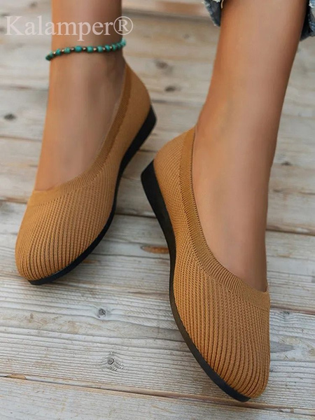 Балетки Женский KERNA Текстиль, размер 36 Закрытый нос, Тонкая подошва купить c доставкой на ...