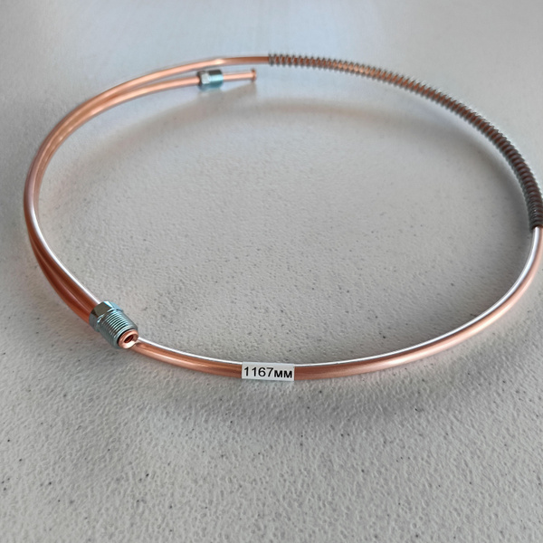 Трубка УАЗ 452, 469 медь Зад.Моста длинная тормозная 1167мм купить на OZON по низкой цене ...