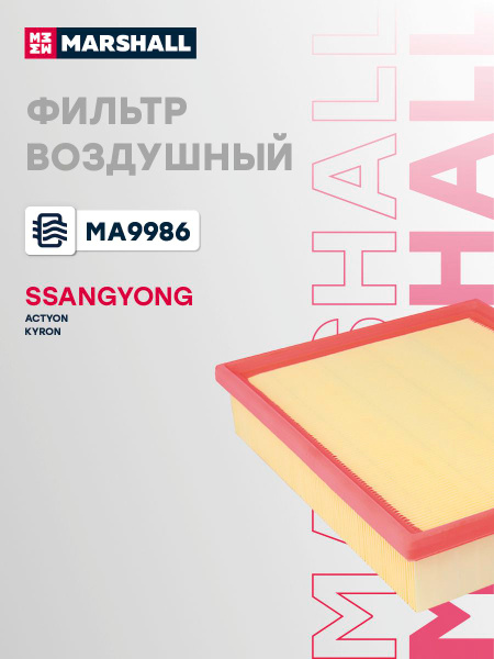 Фильтр воздушный SSANGYOUNG Actyon Актион Kyron C30171 2319009001 ...