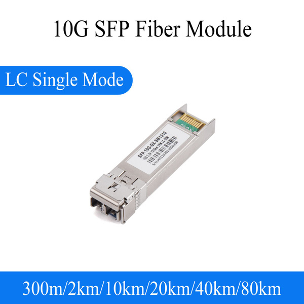 Модуль SFP 10G Fiber Single Mode 1PCS Multi-Fiber 2 LC Fiber 1310nm ...