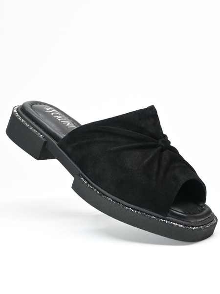 Сабо Женский Ascalini Замша натуральная 9, размер 43 Стандартный низкий (до 4 см) Россия Да ...