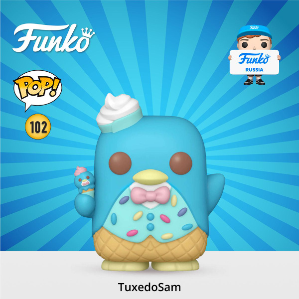 Фигурка Funko POP! Hello Kitty And Friends TuxedoSam (Ice Cream) (102 ...