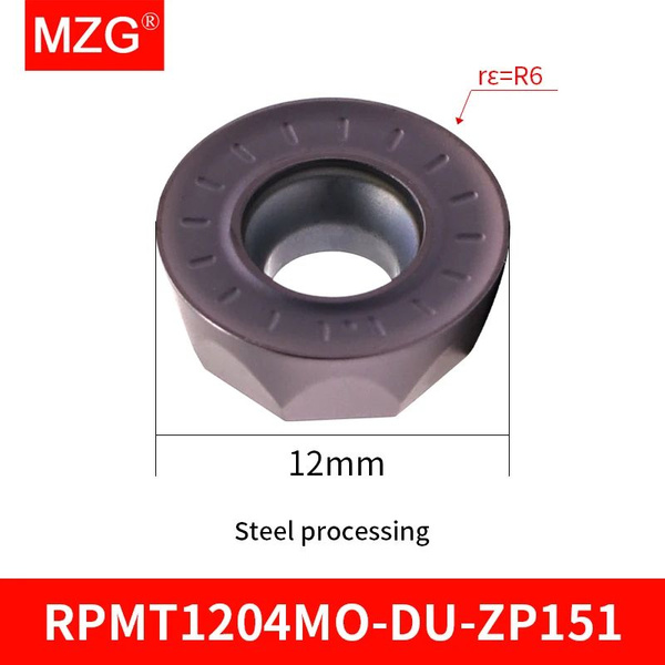 MZG 10 шт. RPMT1204MO-DU-ZP151 Фрезерный держатель инструмента для ...