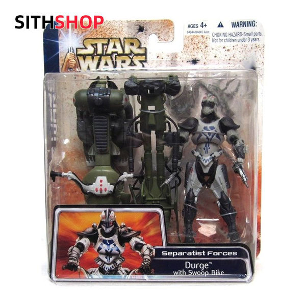 Фигурка Hasbro Star Wars The Clone Wars Durge with Swoop Bike 3.75 Inch ...