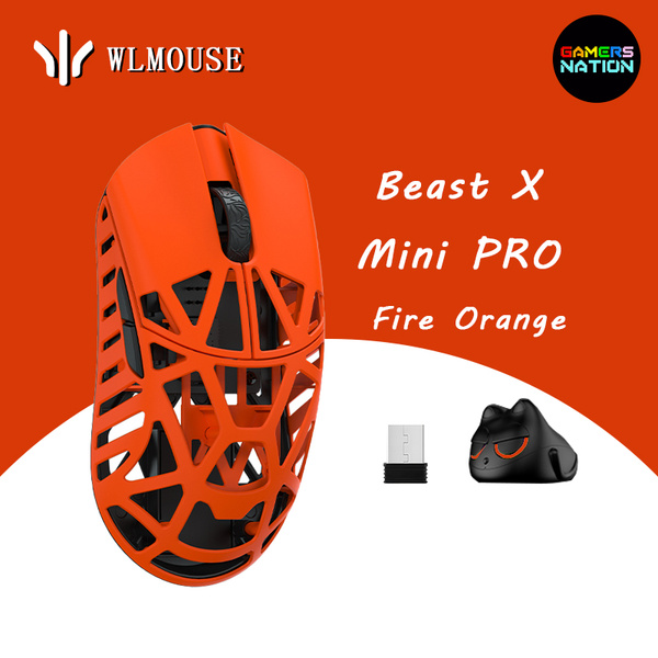 Характеристики Игровая мышь беспроводная BEAST X MINI PRO, оранжевый ...