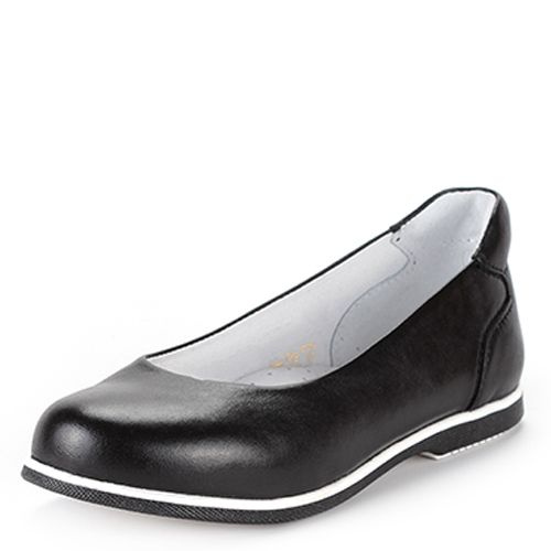 Туфли Девочки, Женский Elegami Натуральная кожа, размер 34 Без каблука 4 лодочки Россия Без ...