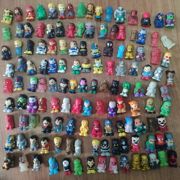 Набор из 10 шт. Фигурка Ooshies Marvel Avenger DC Comics Mini Figure ...