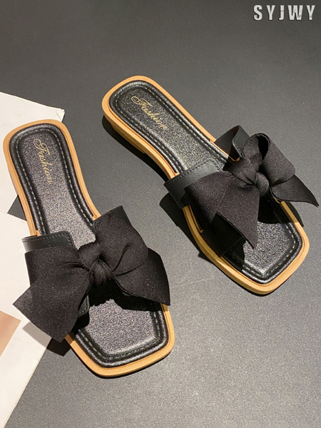 Тапочки Женский SYJWY, размер 36 черный Толстая подошва Китай На любой сезон купить c доставкой ...