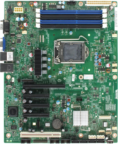 Материнская плата Socket LGA1155 Intel S1200BTL 4DDR3 ECC ATX купить на ...