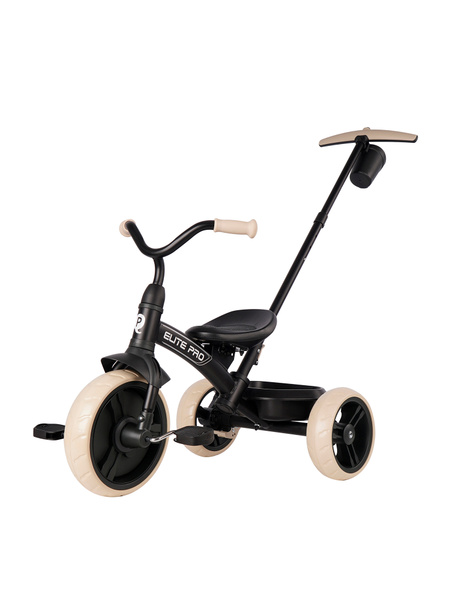Велосипед трехколесный детский с ручкой 2в1 QPlay Elite Pro Black ...