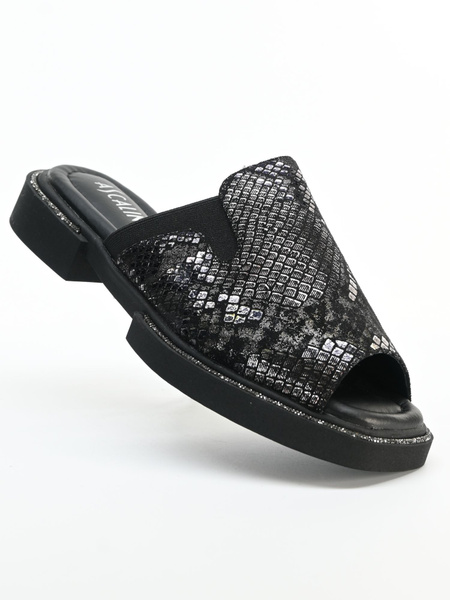 Сабо Женский Ascalini Натуральная кожа 9, размер 39 Стандартный низкий (до 4 см) Россия Да ...