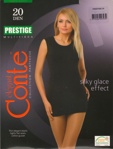 Колготки Женский Conte, размер 2 светло-серый Полиамид, Эластан 20 ден Беларусь Лето Другое без ...