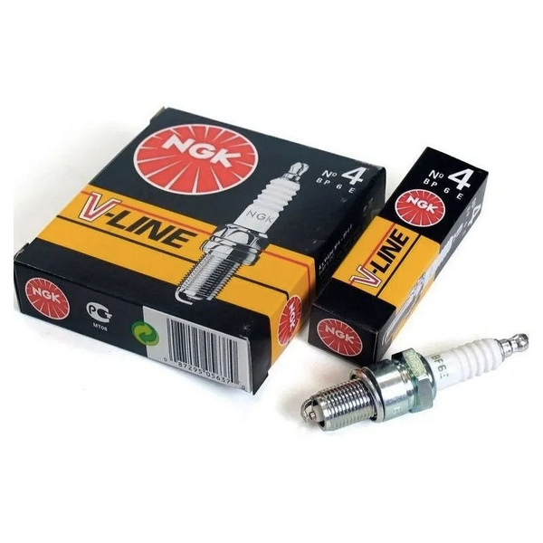 4шт. Комплект свечей зажигания NGK 5637 /BP6E/ VL4 для ВАЗ 2101-21099 ...
