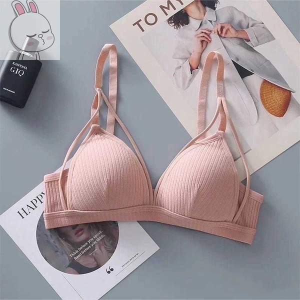 Бюстгальтер Женский без косточек, размер 70A, 75A кремовый Полиэстер Офисный/школьный Китай ...