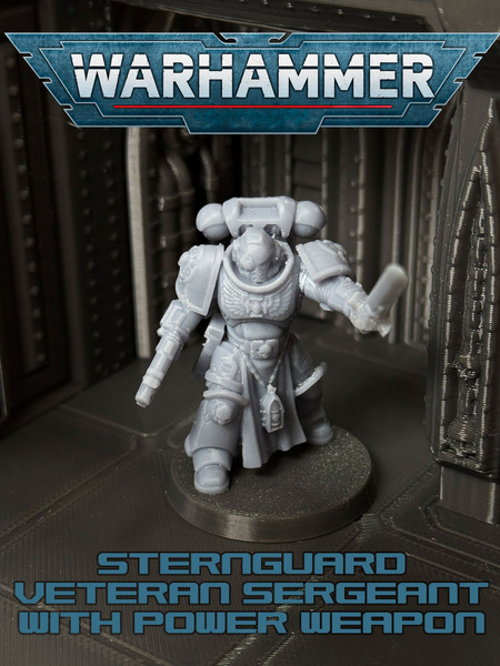 Космодесантник Warhammer40k Sternguard Veteran Sergeant with Power ...