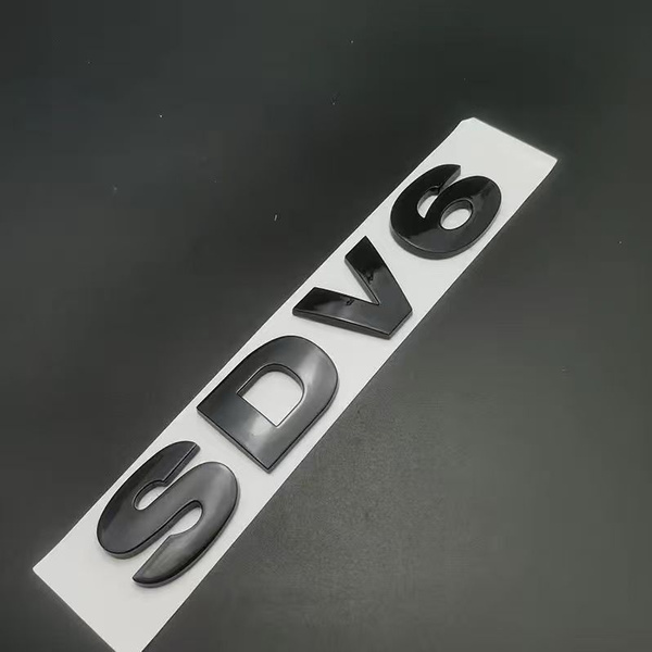 Подходит для Land Rover Discovery 4 и Freelander 2 Надпись SDV6 на заднюю часть автомобиля ...