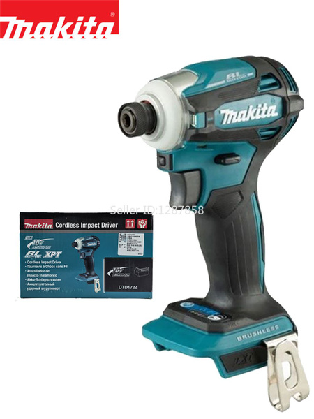 Аккумуляторная отвертка Makita DTD172 4-скоростная ударная отвертка 18V LXT, бесщеточная, 180 Нм ...