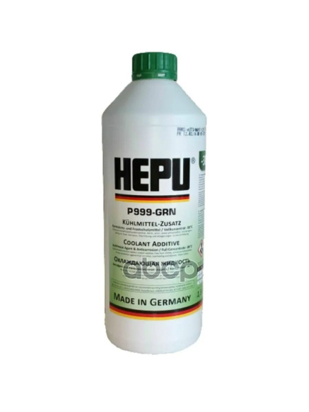 Антифриз-концентрат HEPU P999-GRN G11, зеленый, -40C, 1.5 л купить на OZON по низкой цене ...