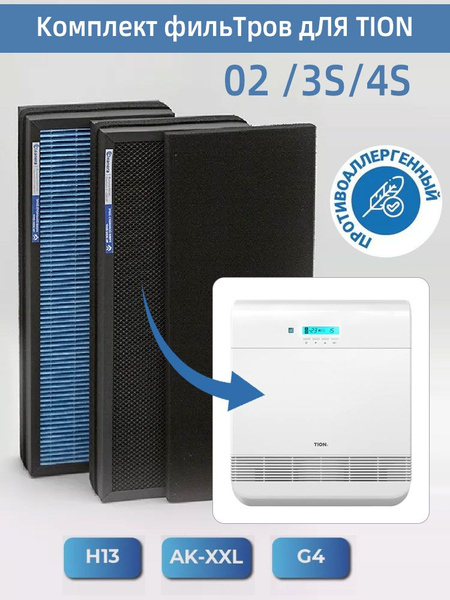 Комплект фильтров для климатической установки 3S, 4S (G4, HEPA H13, AK XXL) . купить на OZON по ...