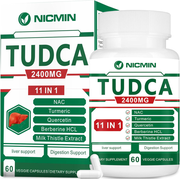 NICMIN TUDCA, 2400 мг, 60 капсул из США, доставка почтой купить на OZON ...