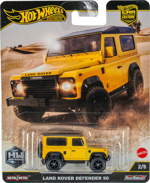Машинка Hot Wheels Premium Land Rover Defender 90 купить на OZON по ...
