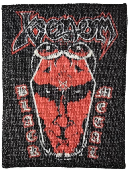 Нашивка Venom "Black Metal" сублимационная патч группа black speed ...