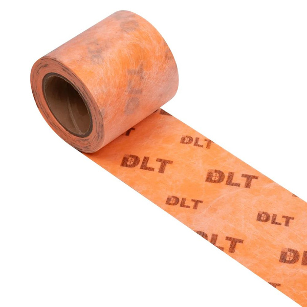 Гидроизоляционная лента DLT (оранжевая), 300 г/см , рулон 12.5 см * 10 м, арт.3574 купить на ...