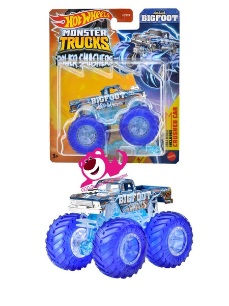 Машинка Mattel Hot Wheels Monster Trucks (Монстр трак)2025 FYJ44 Power Smashers - Bigfoot купить ...