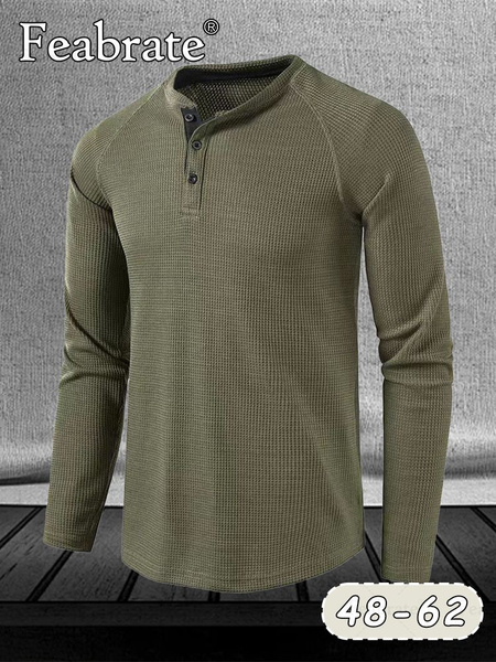 Лонгслив Мужской Feabrate милитари Длинный, размер 54 Полиэстер полуприлегающий Однотонный ...