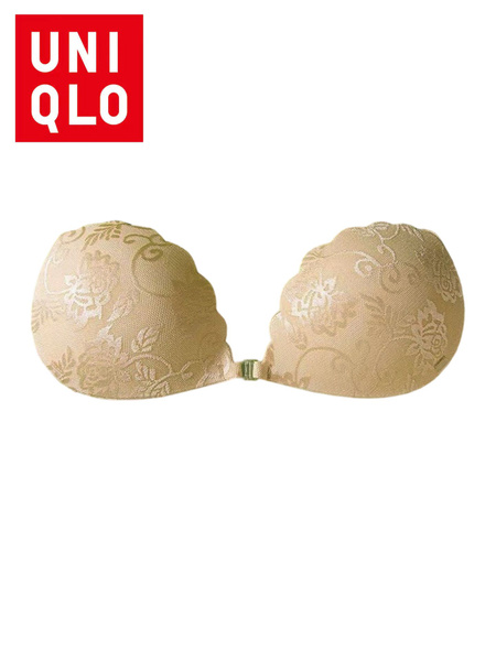 Накладки-бюстгальтер для груди Женский Uniqlo, размер 70C, 70B Силикон бежевый, рост 150-190 ...