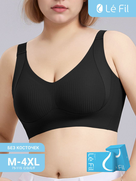 Бюстгальтер Женский халтер, размер 95C, 95D черный Нейлон, Поролон Домашний Китай Крючки ...
