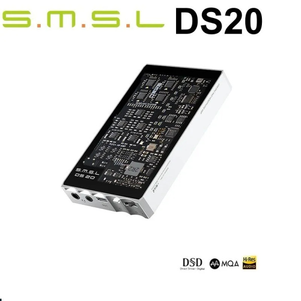 SMSL DS20 Портативный USB ЦАП усилитель наушников сотовый телефон донгл ...