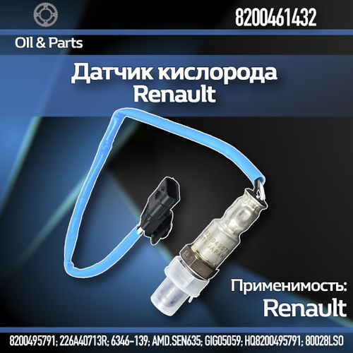 Отзывы на Датчик кислорода / лямбда-зонд / Renault / 8200461432 от ...