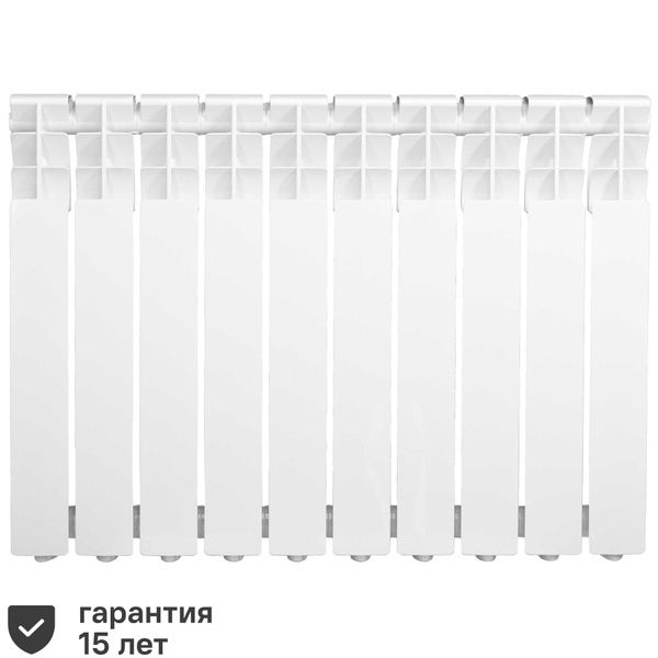 Секционный радиатор Monlan Радиатор Monlan 500/80 алюминий 10 секций ...