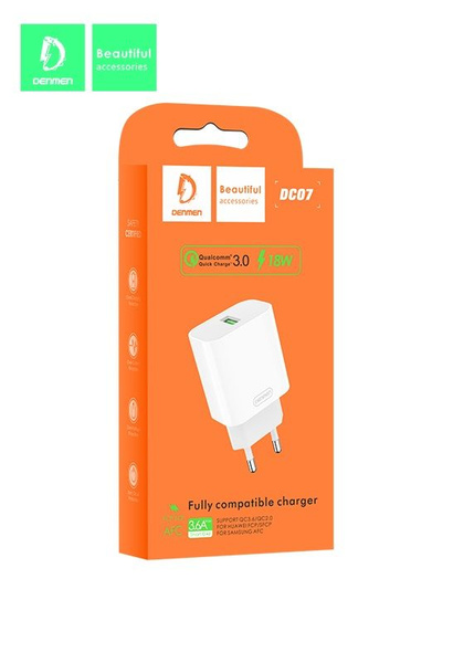 Сетевое зарядное устройство DENMEN DC07 - купить по выгодной цене в интернет-магазине OZON ...