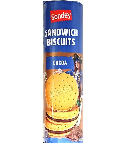 Печенье Sondey Sandwich Biscuits Cocoa, 500 гр. - купить с доставкой по ...