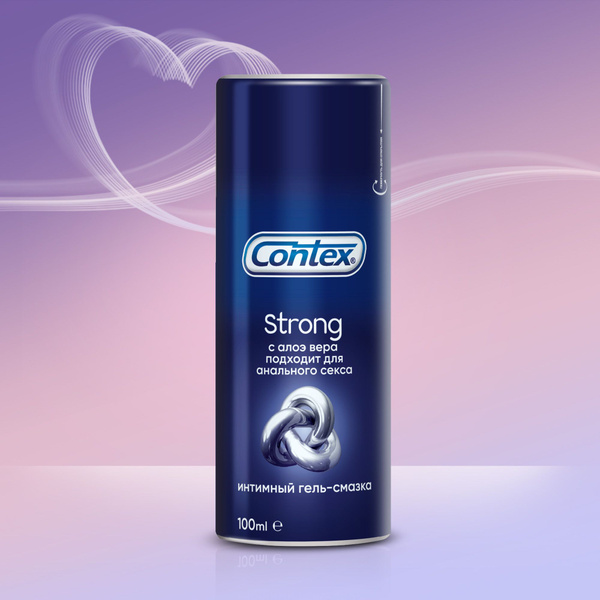 Contex Strong Интимный гель-смазка для анального секса с регенерирующим эффектом, 100 мл ...