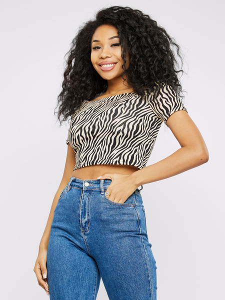 Кроп-топ ZUCLO - купить с доставкой по выгодным ценам в интернет ...