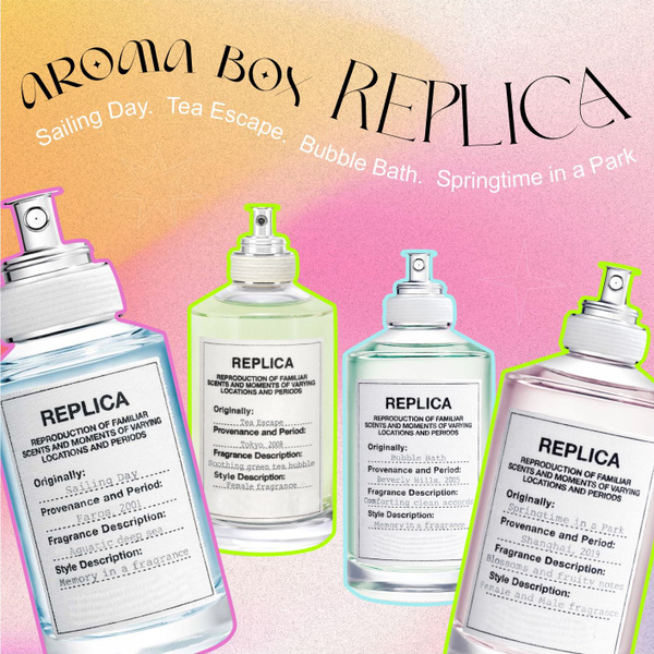 Парфюмерный набор REPLICA: Sailing Day, Tea Escape, Bubble Bath ...