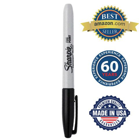 Sharpie Маркер Спиртовой, толщина: 1 мм, 1 шт. - купить с доставкой по ...