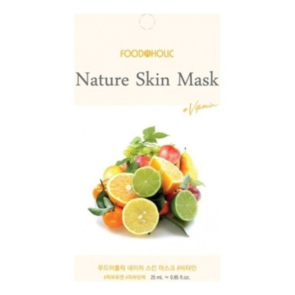 FOODAHOLIC NATURE SKIN MASK #VITAMIN Тканевая маска для лица с ...