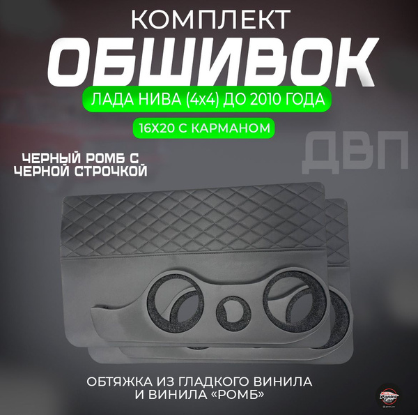 Дверные карты на ВАЗ 2121 Нива - купить с доставкой по выгодным ценам в ...