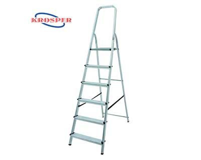 Стремянка алюминиевая KROSPER Delta 6 ступеней купить на OZON по низкой ...
