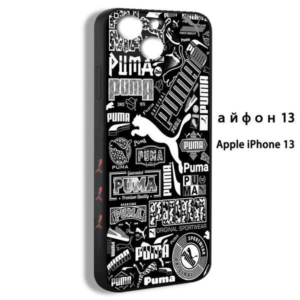 чехол для смартфона Подходит для iPhone 13 Puma Знаки арт Коллаж GYG04 ...