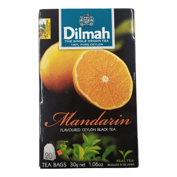 Чай черный Dilmah мандарин в пакетиках 1,5 г х 20 шт - купить с ...