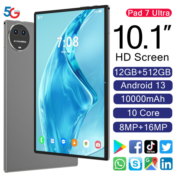 Купить планшет Pad 7 Ultra，Android 13, Snapdragon 870, русское меню ...
