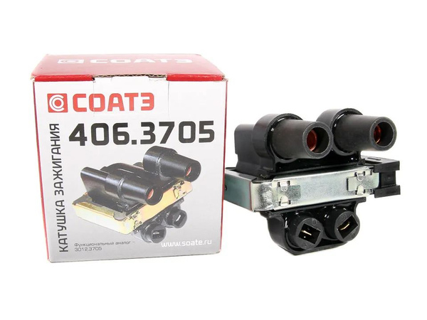 Катушка зажигания ГАЗ 3302, 2217 дв. 406 СОАТЭ - Соатэ арт. 406.3705 - купить по выгодной цене в ...